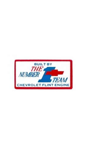Corvette Decal Valve Cover Flint Engine Right 67 ( #13050 ) | EC Products