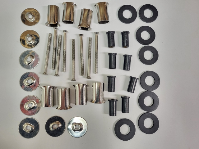 Corvette Mounting Kit Luggage Rack 8 And 6 Hole Rack W S.s. Supports ...