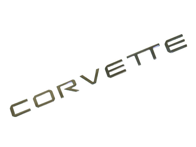 Corvette Emblem Rear Letter Unit Polished Stainless Steel 91 96 ( # ...