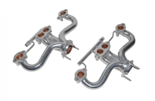 Corvette Header Set Exhaust Manifold Modified Ceramic Coated Light ...