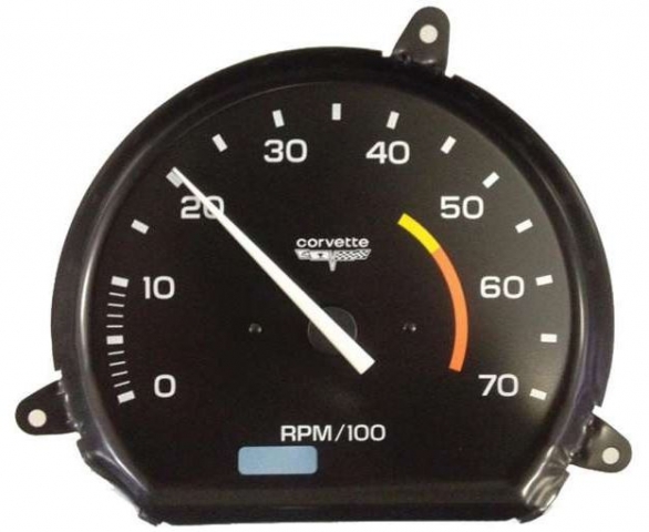 Corvette Tachometer Assembly With 5200 Rpm Red Line 305 80 ( #E13595 ...