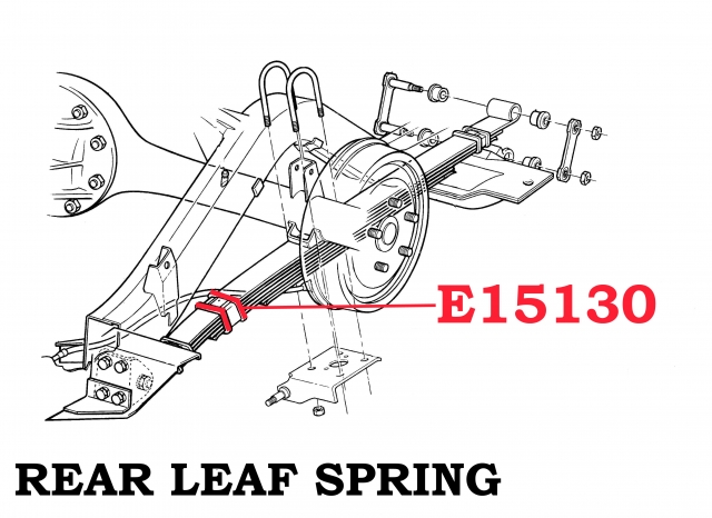 Corvette Banding Kit Rear Leaf Spring 6 Piece 53 62 ( #E15130 ) | EC ...