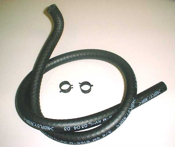 Corvette Hose Pcv 17 Inches Long With Clamps 66 70 ( #E15231 ) | EC ...