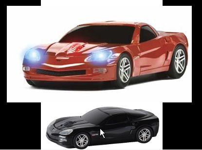 Corvette Mouse Corvette Z06 Wireless Computer Mouse 2 Colors ( #E15716 ...