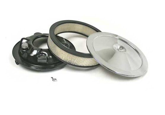 Corvette Air Cleaner Assembly All Except 3 X 2 And L 88 Triple Chrome ...