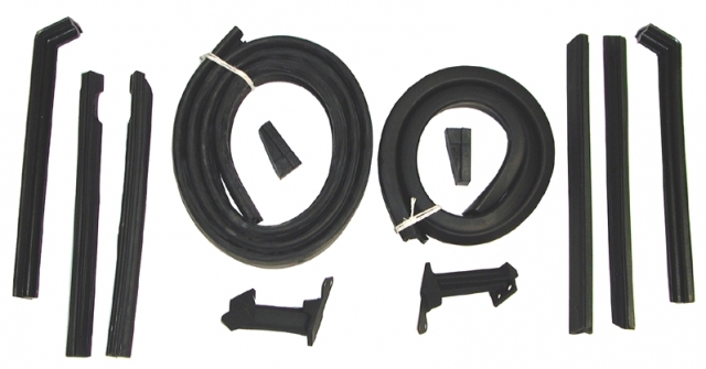 Corvette Weatherstrip Kit Soft Top Usa 12 Pieces 59 60 ( #E2114 ) | EC ...