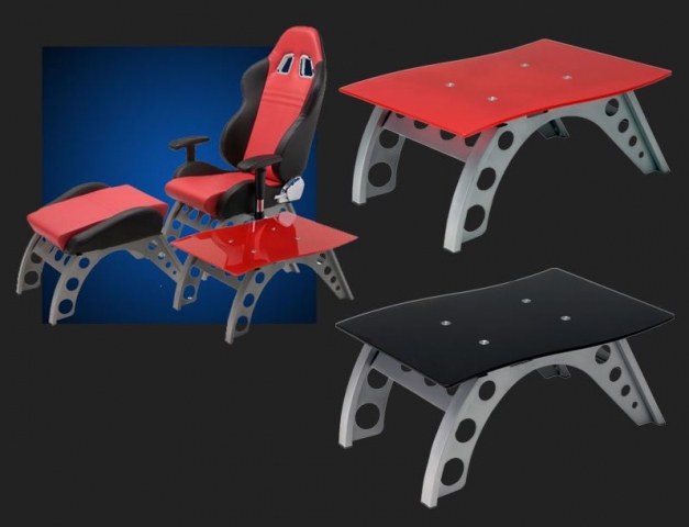 Corvette Pitstop Furnitureâ„¢ Gt Side Table ( #E23219 ) | EC Products