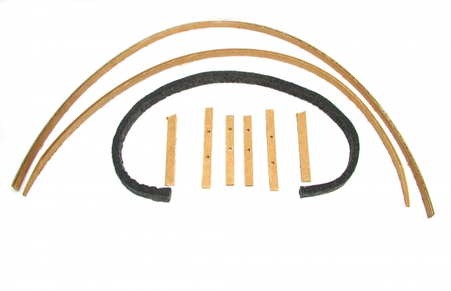 Corvette Tack Strip Set Convertible Soft Top Original Fiberboard With ...