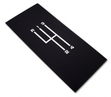 Corvette Pattern Shift 4 Speed Black And White Import 77 81 ( #E4004 ...