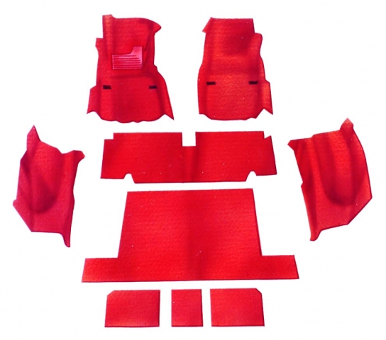 Corvette Carpet Set Complete Automatic 80 20 Loop With Pad 68 69 ( # ...