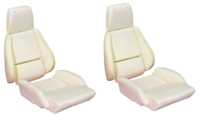 Corvette Foam Set Seat Standard 4 Pieces 84 88 ( #E7069 ) | EC Products