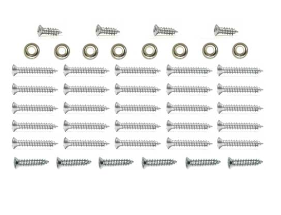 Corvette Screw Set Door Panel 36 Pieces With Washers 56 57 ( #E7181 ...