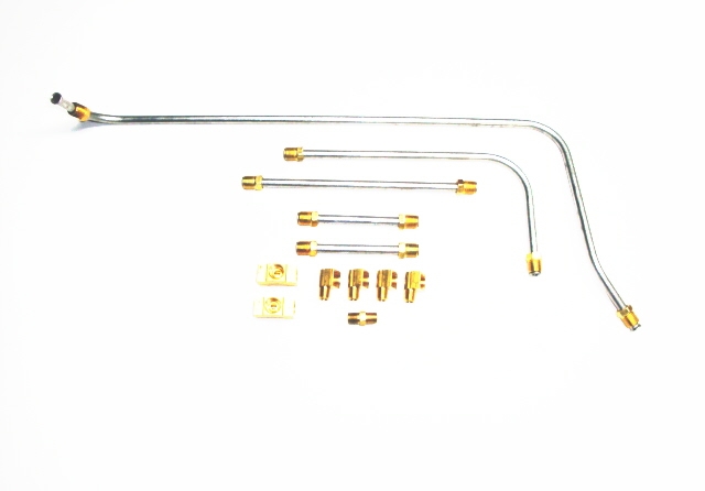 Corvette Line Sets Fuel Pump To Carburetor Steel Tubing 5 Lines 7 ...