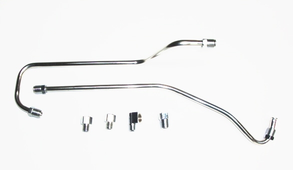 Corvette Line Sets Fuel Pump To Fuel Injection Steel Tubing F.i. 2 Chr ...