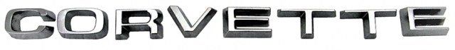 Corvette Emblem Set Rear Letters Corvette 8 Pieces Usa 74 75 ( #E22743 ...