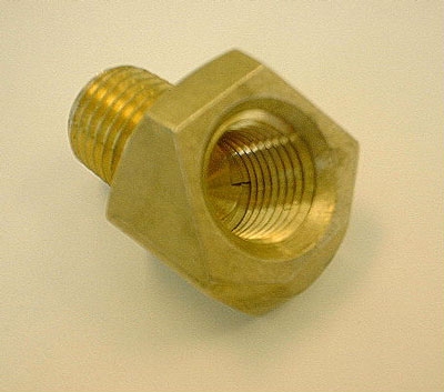 Corvette Fitting Flexible Fuel Line To Pump 57 62 ( #E9346 ) | EC Products