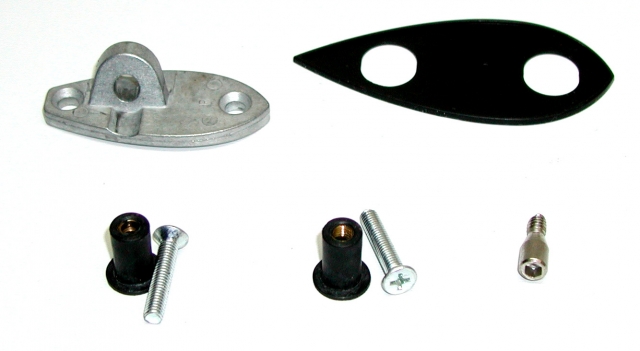 Corvette Mirror Exterior Rear View With Small Head With Mounting ...