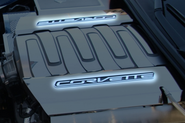 Corvette Lettering Kit Fuel Rail C7 Corvette Script Polished Or Brushed ...