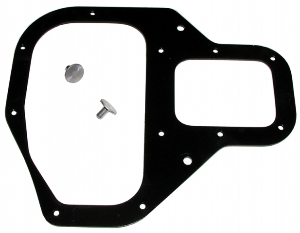 Corvette Plate Shift Boot Nut With Rivets Under Fiberglass 64 67 ( # ...