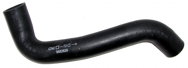 Corvette Hose Radiator Lower With Reinforcement Spring 66 67 All With ...