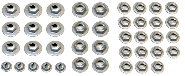 Corvette Speed Nut Kit Emblem 65 ( #EC424 ) | EC Products